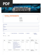Sih 2024 Problem Statements | PDF