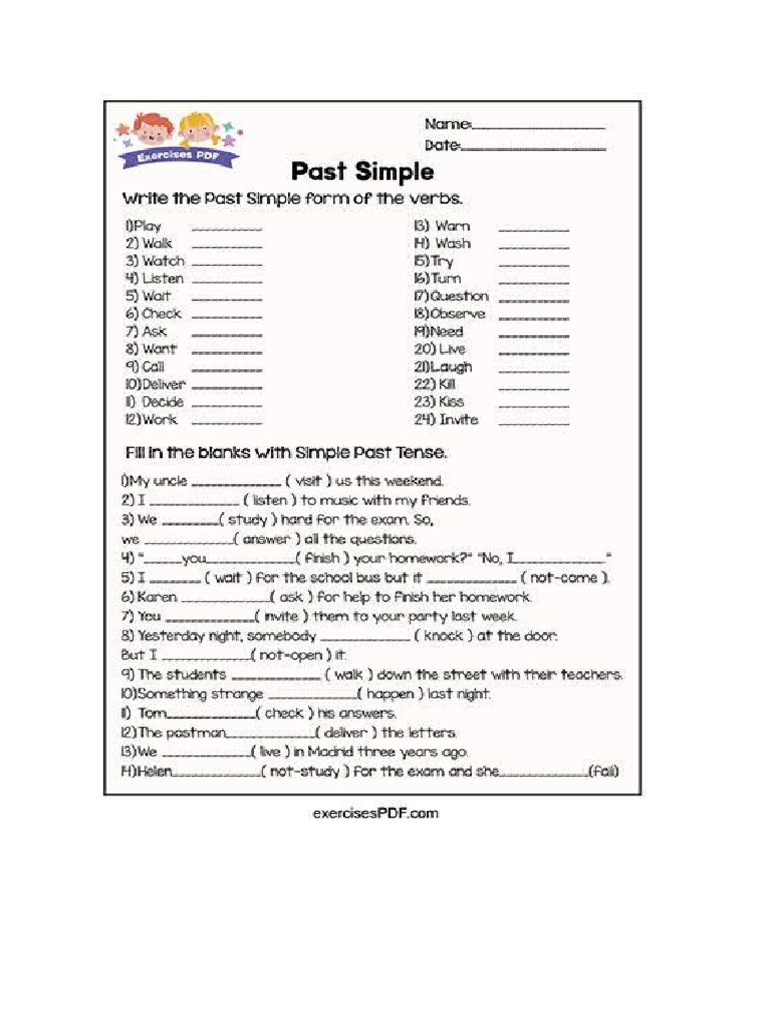 Past Simple | PDF