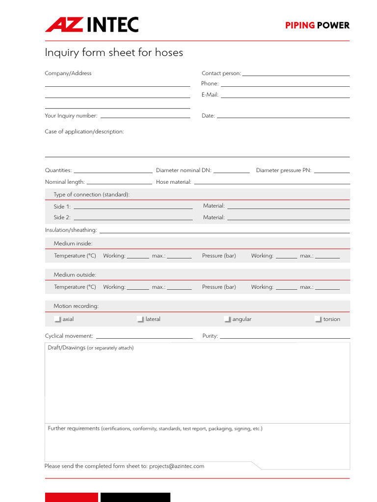 Sample Enquiry Form 2 | PDF
