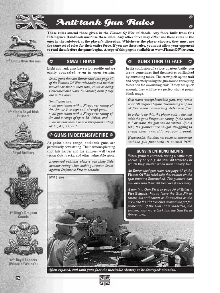 DR New Anti Tank Rules | PDF | Trench Warfare | History