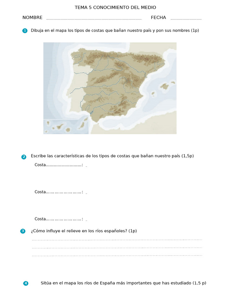 tema 5 cono examen | PDF
