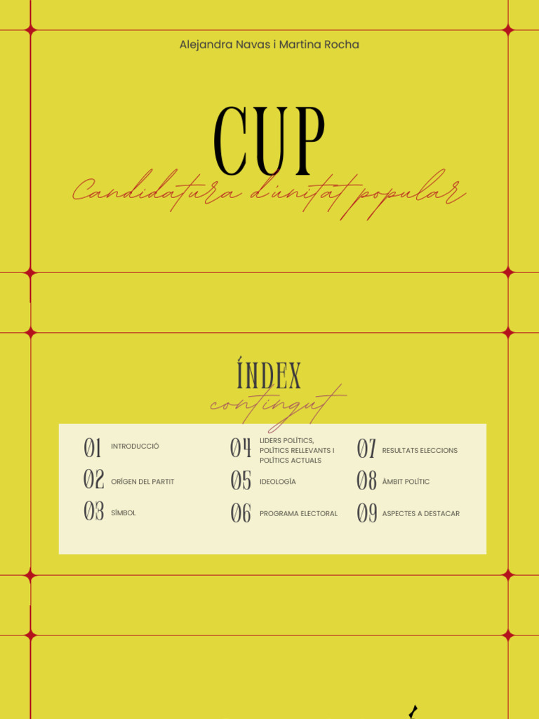 Partit Polític Cup - CPID | PDF