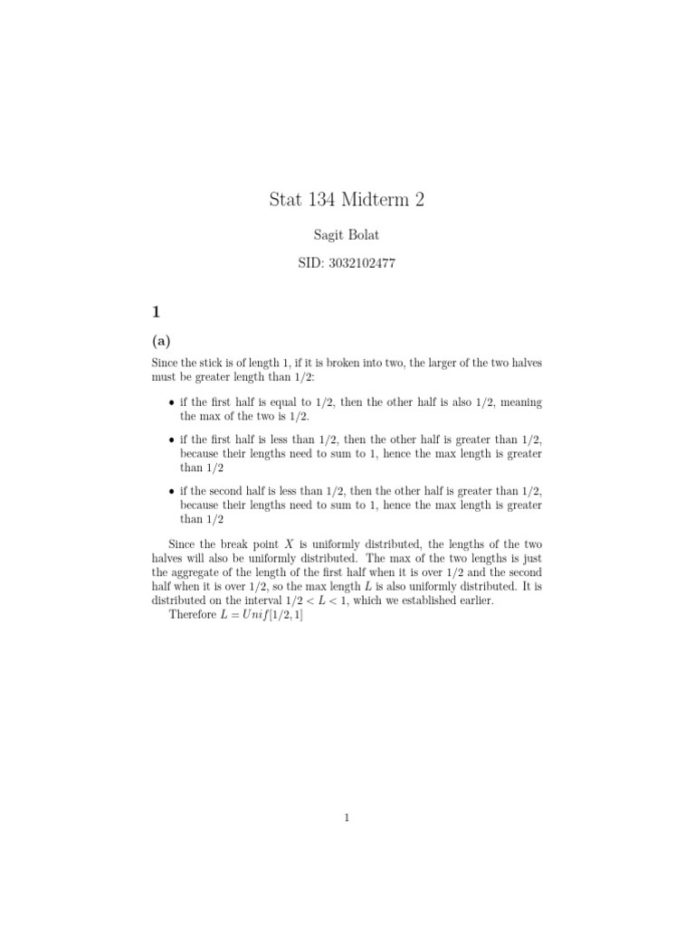 Midterm 2 | PDF
