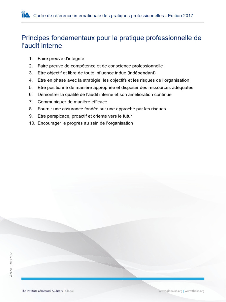 CRIPP 2017 Principes | PDF