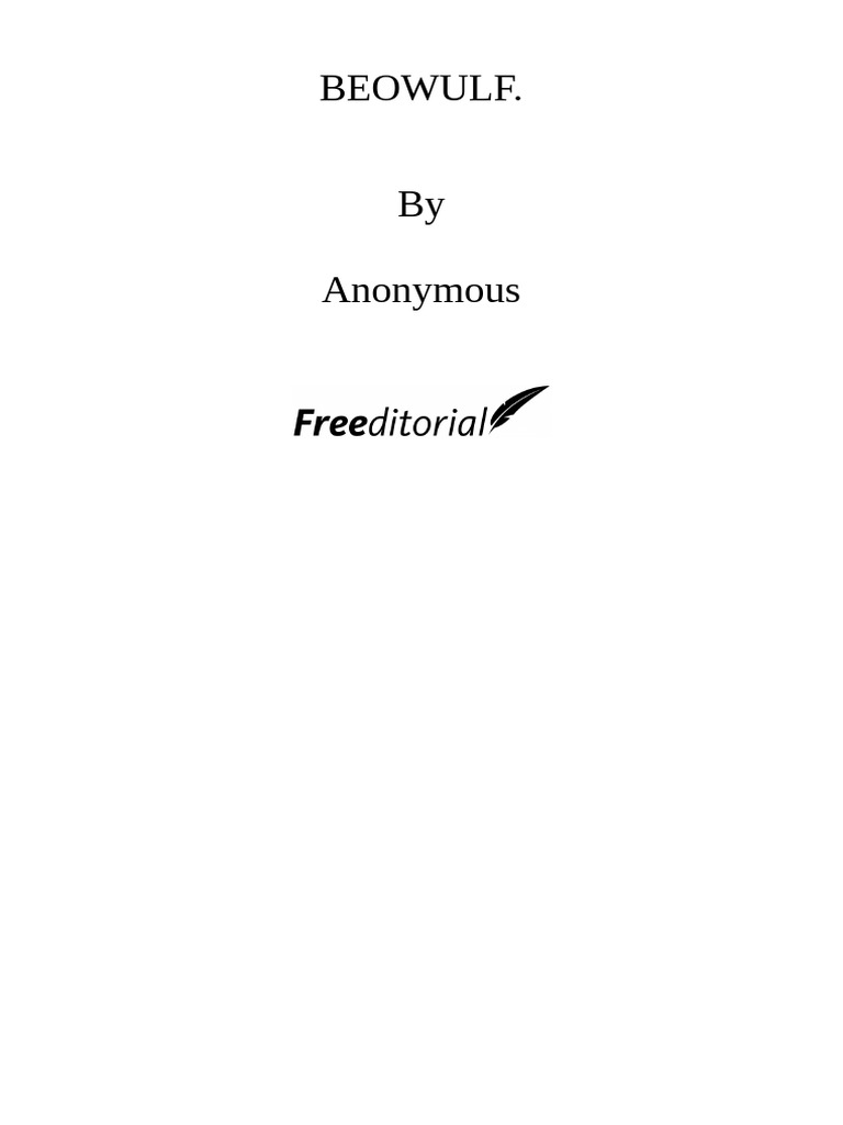 Anonymous BEOWULF | PDF