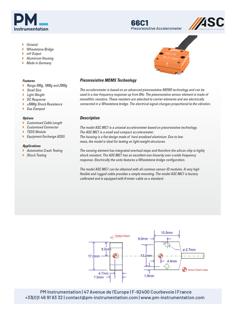 Datasheet 66C1 Pmi EN | PDF
