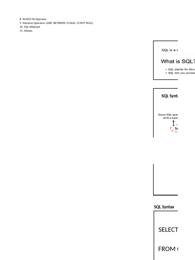 SQL For ExcelHelpline v2 | PDF