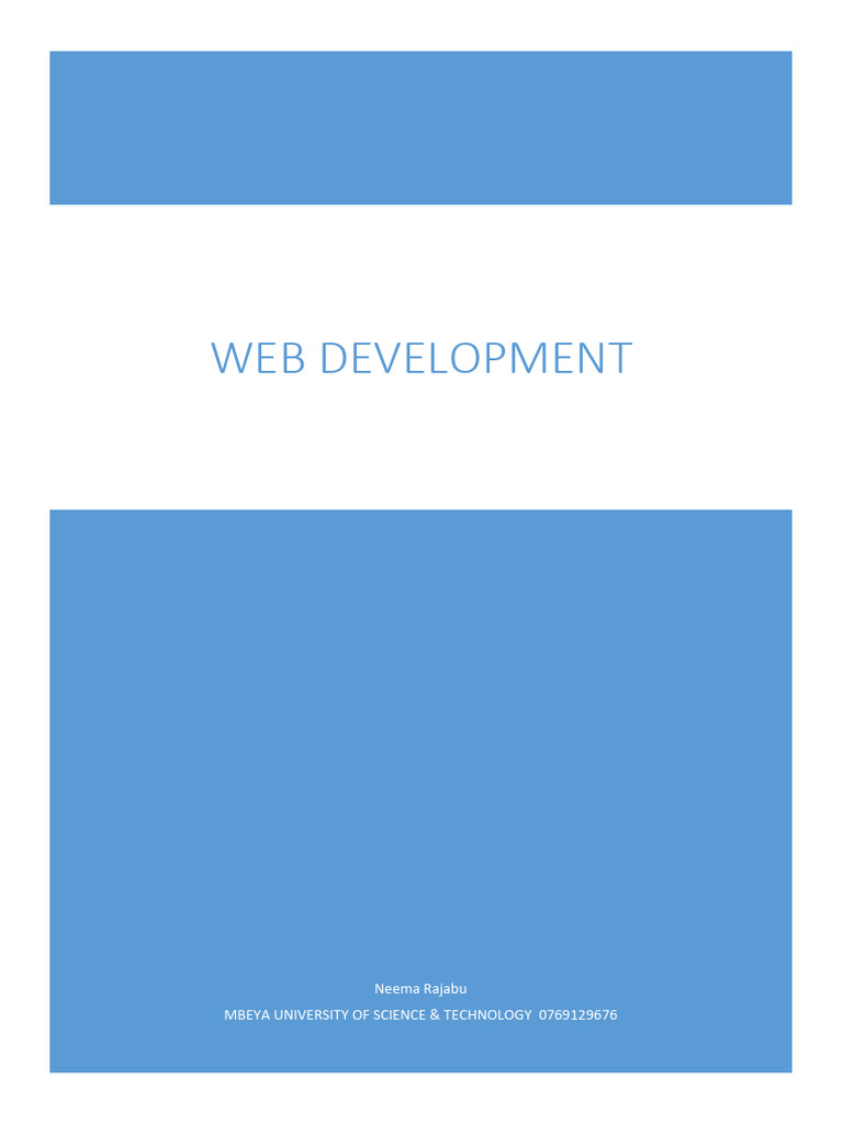 Introduction WEB DEV | PDF | Dynamic Web Page | World Wide Web Introduction WEB DEV | PDF | Dynamic Web Page | World Wide Web