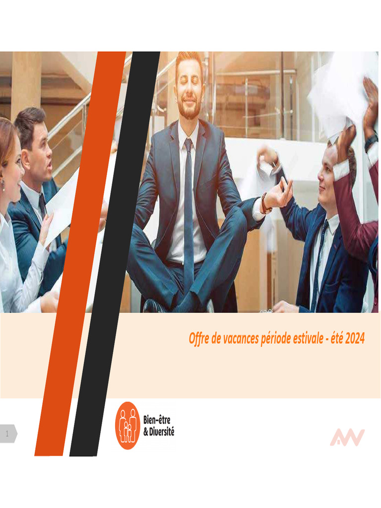 Présentation Offre de Vacances Période Estivale 2024 | PDF