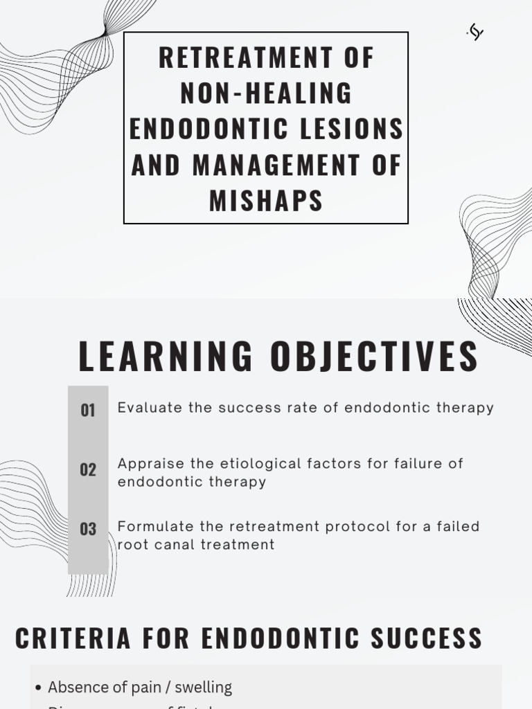 Retreatment of Non Healing Endodontic Lesion | PDF