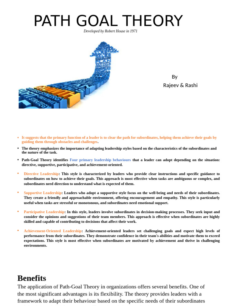 Path Goal Theory | PDF