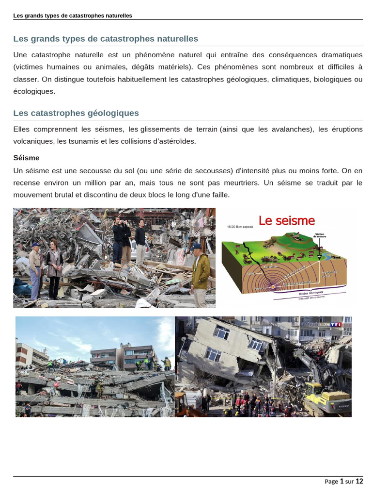 Catastrophes | PDF