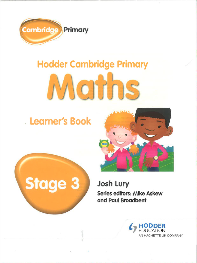 Hodder Cambridge Math Learner's Book Stage 3 | PDF
