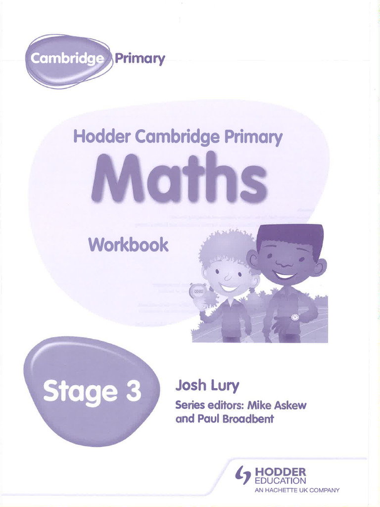 Hodder Cambridge Primary Math Workbook Stage 3 | PDF