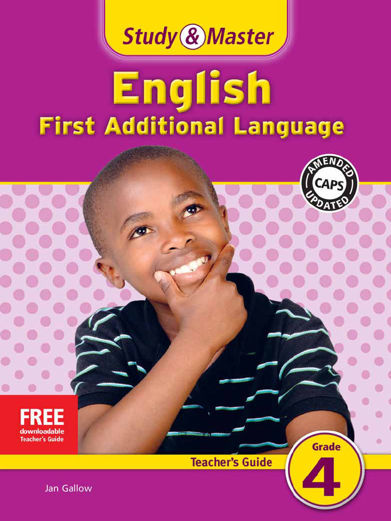 Study Master English First Additional Language Teachers Guide Grade 4 ...