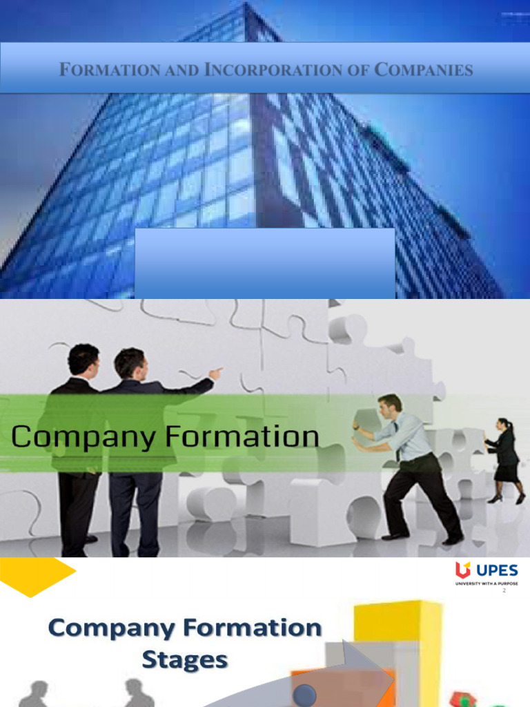 Formation and Incorporation of A Company | PDF
