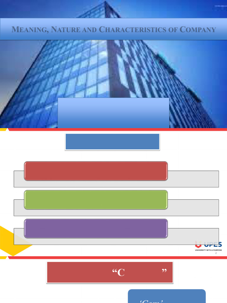 Nature and Characteristics of Company | PDF