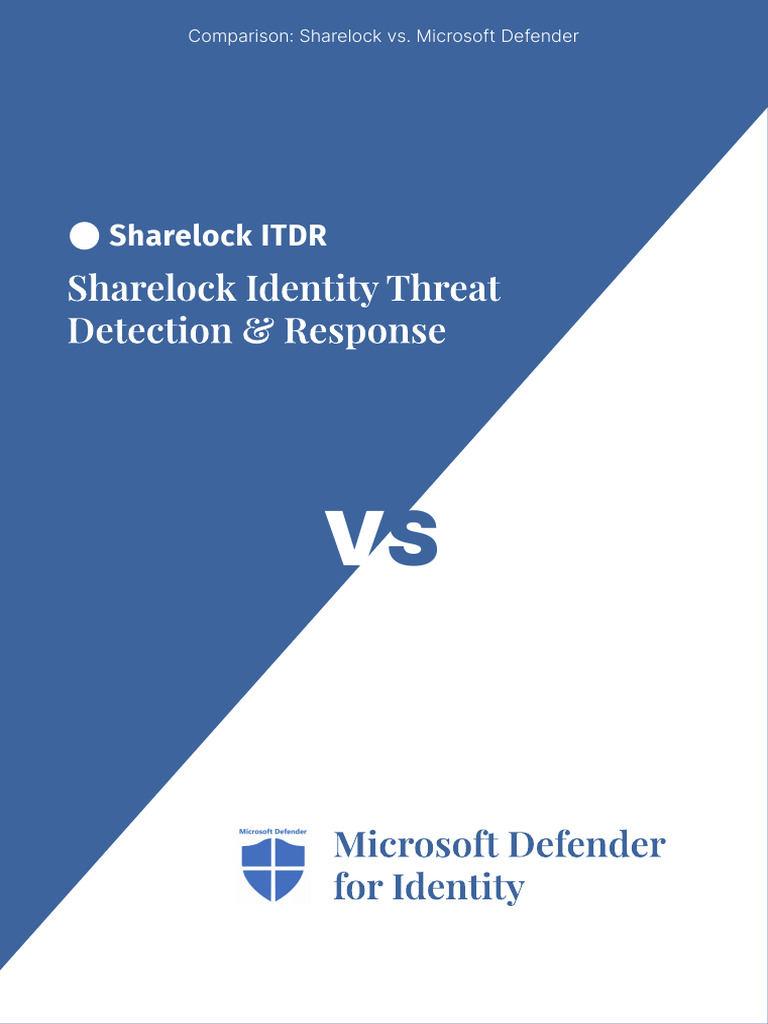 Sharelock - Microsoft Defender Comparison | PDF