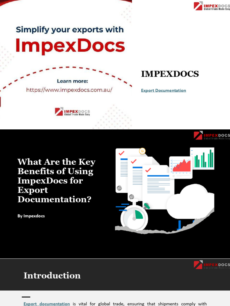 What Are the Key Benefits of Using ImpexDocs for Export Documentation | PDF