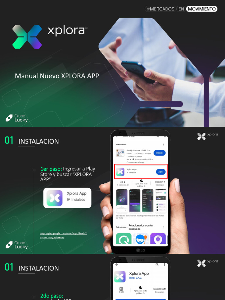 Manual Nuevo Xplora | PDF