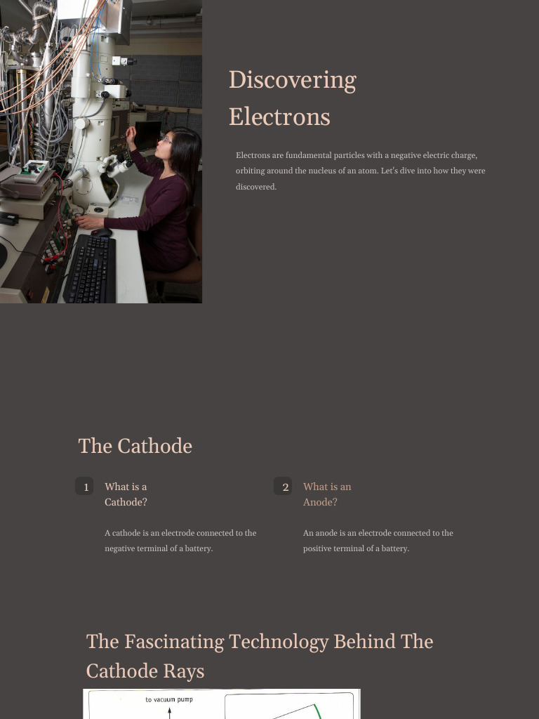 Discovering Electrons | PDF