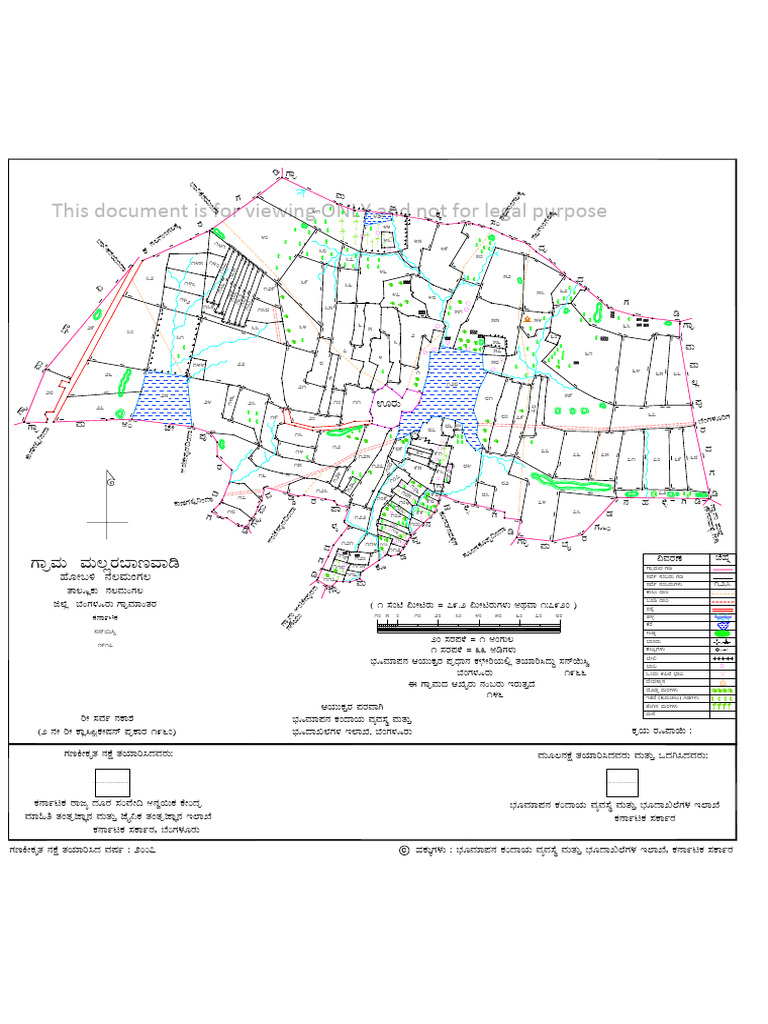 Mallarabanavadi Village Map | PDF