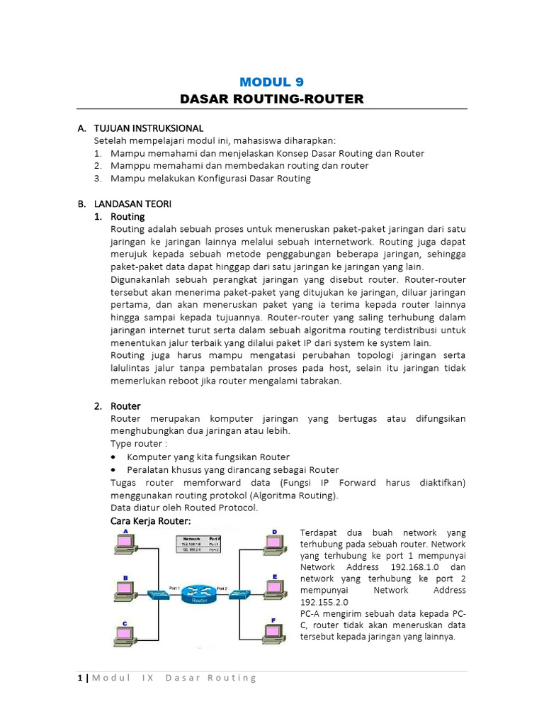 Routing | PDF