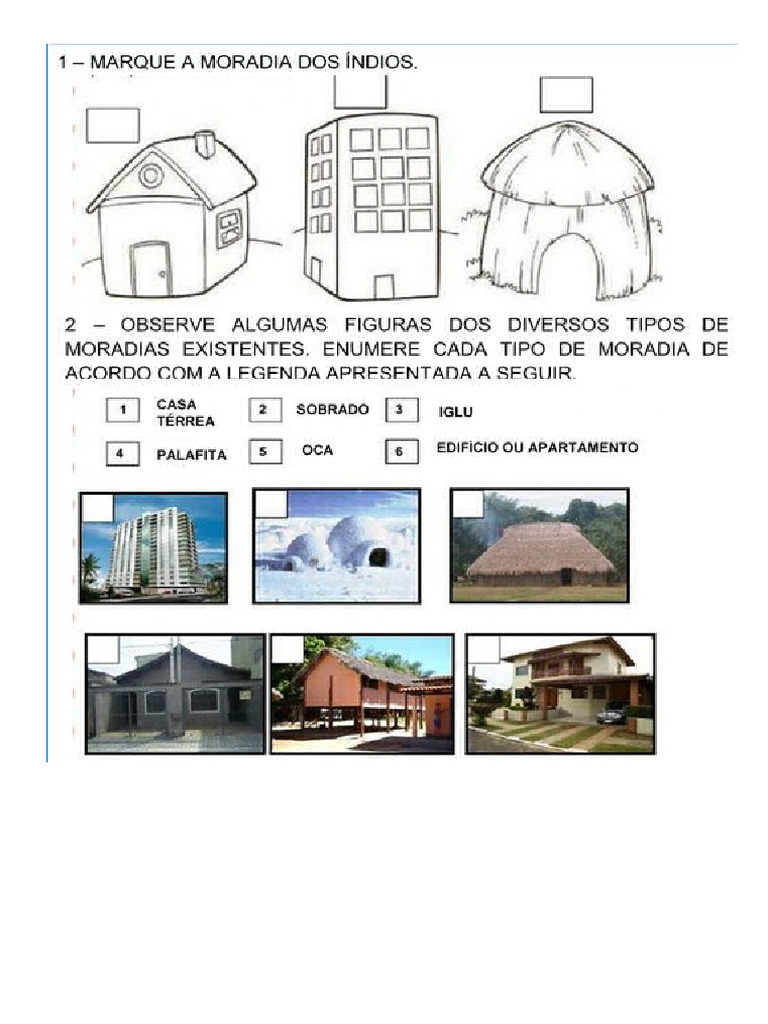 Tipos De Moradia Pdf