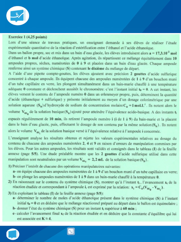 Revision Chimie 2 | PDF
