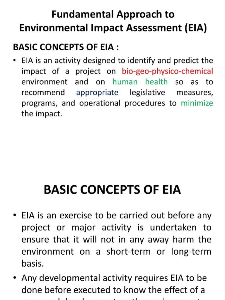 Introduction to EIA | PDF
