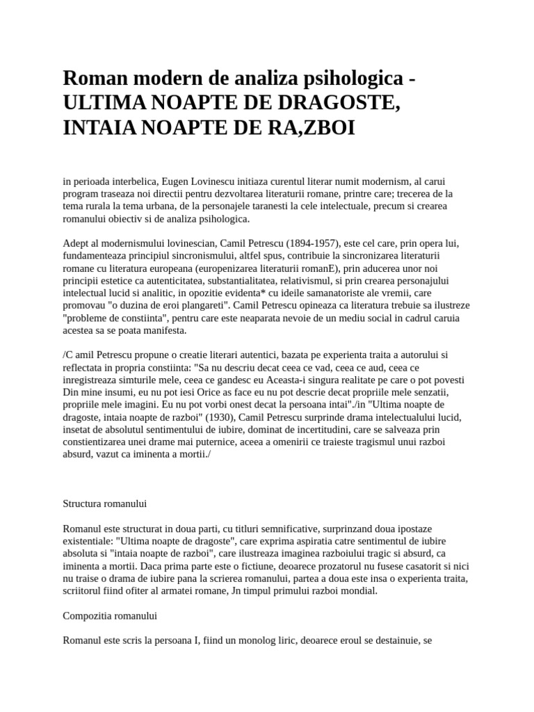 Ultima Noapte FULL File | PDF