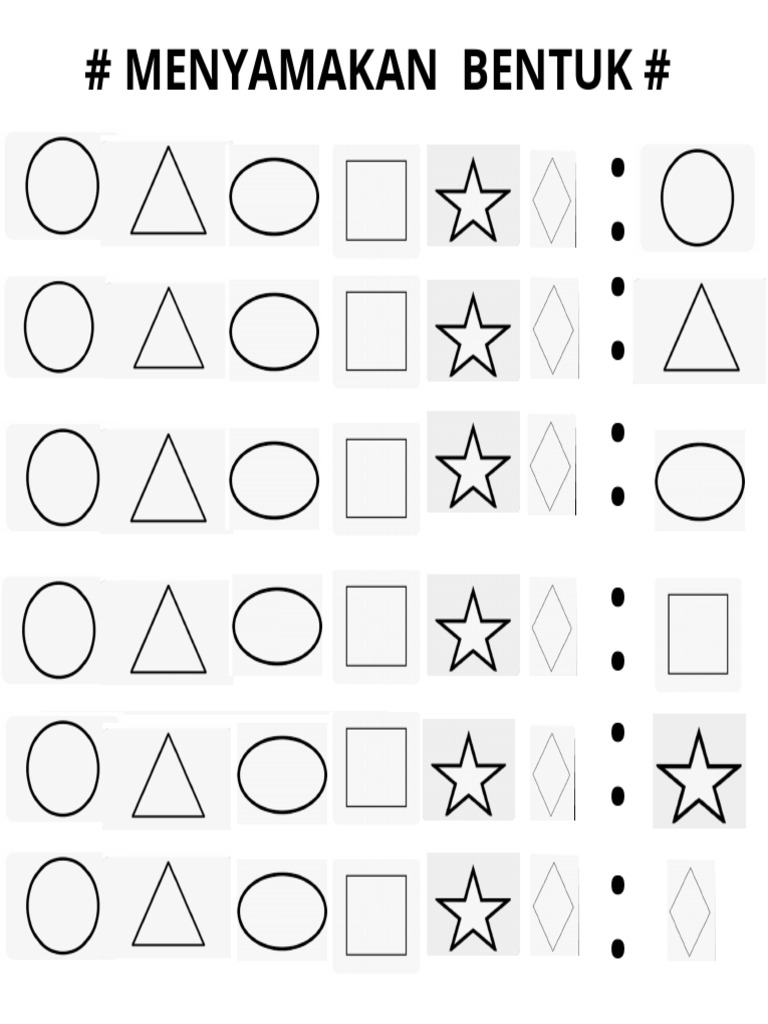 Menyamakan Bentuk | PDF