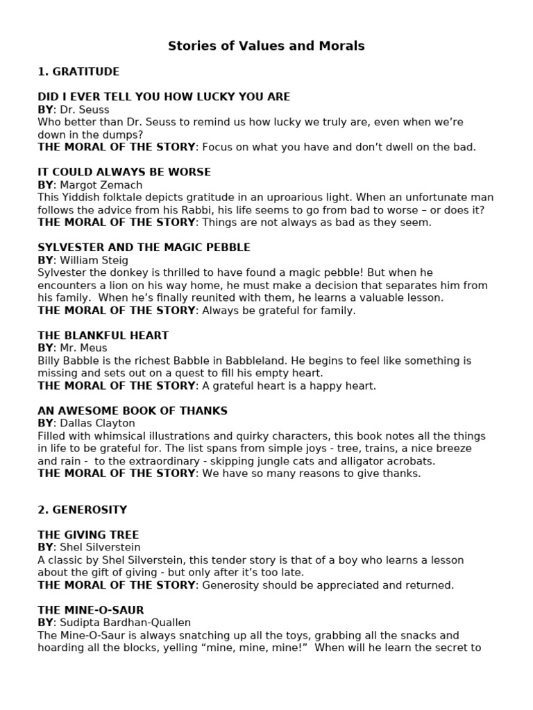 Morals and Values | PDF