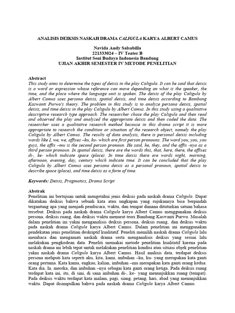 Uas Medlit - Navida Audy | PDF