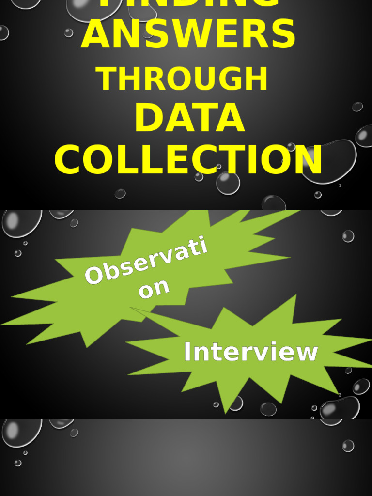 Data Collection | PDF