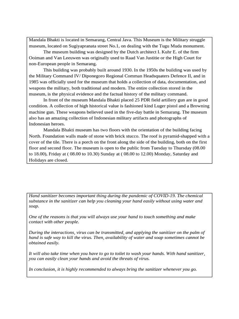 Reading Exerxises | PDF