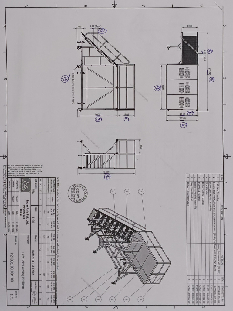Left Side Painting Platform_1 | PDF