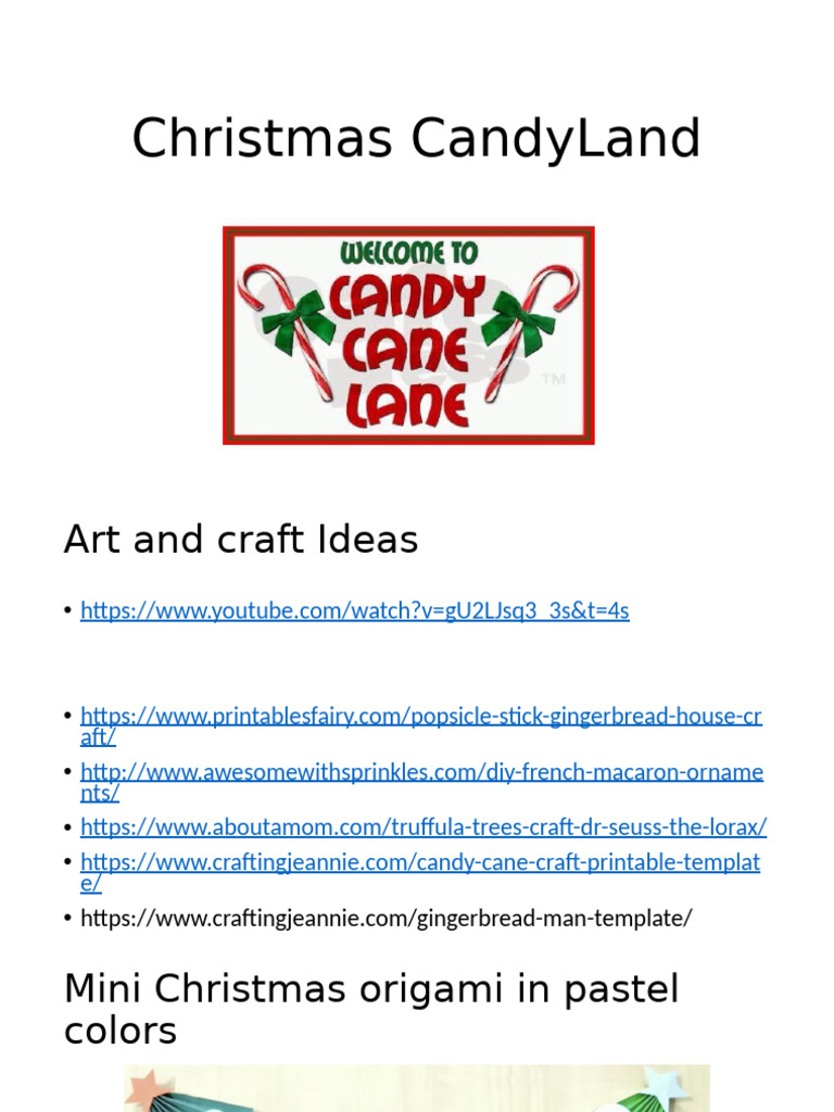 Christmas Candyland | PDF
