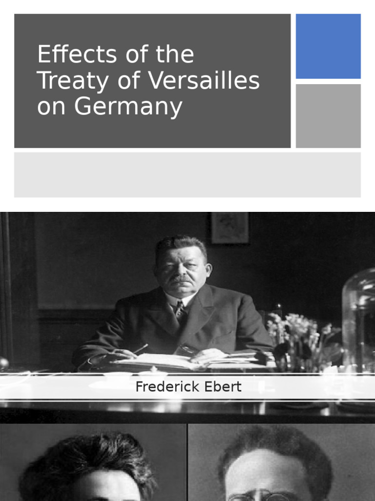 Effect of The Treaty of Versailles On Ge | PDF