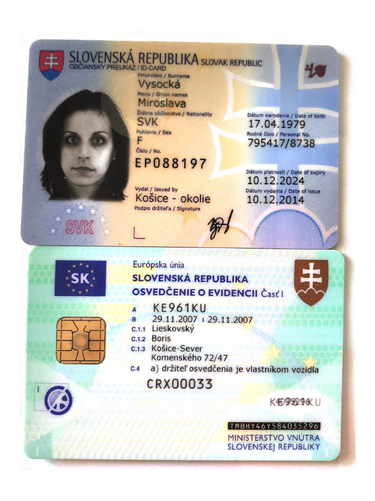 Obciansky Preukaz Id-Card | PDF