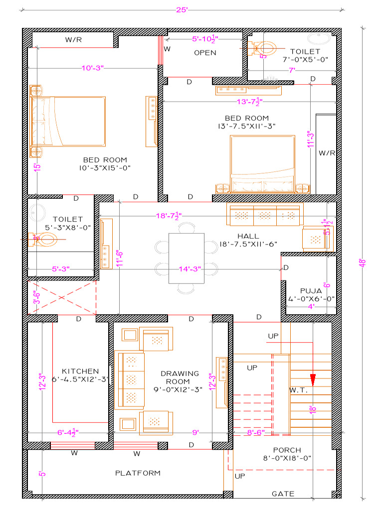 Ground Floor Plan (R) KSN | PDF | Design | Real Estate
