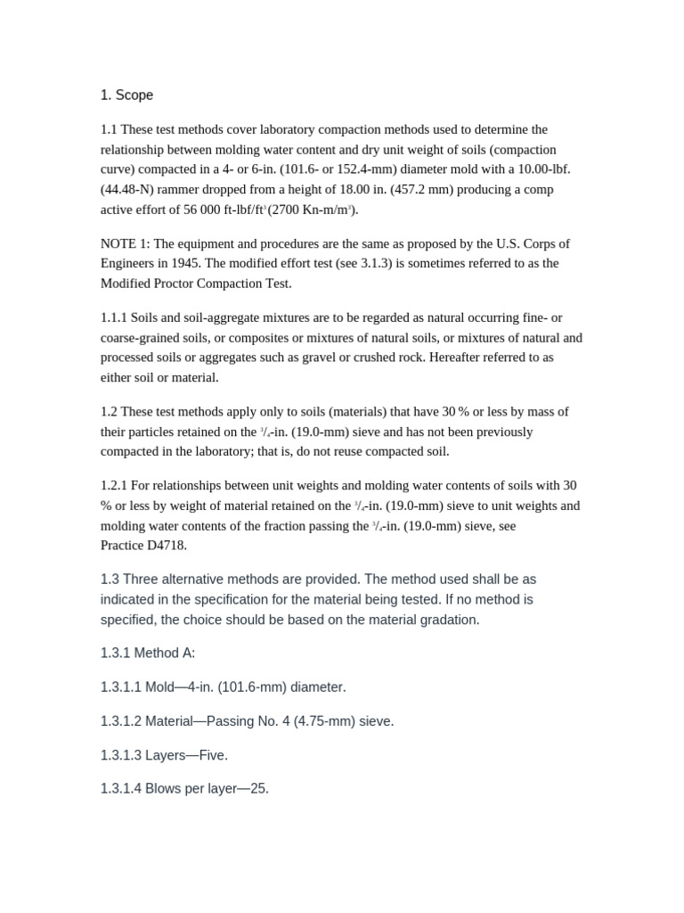 proctor methods | PDF