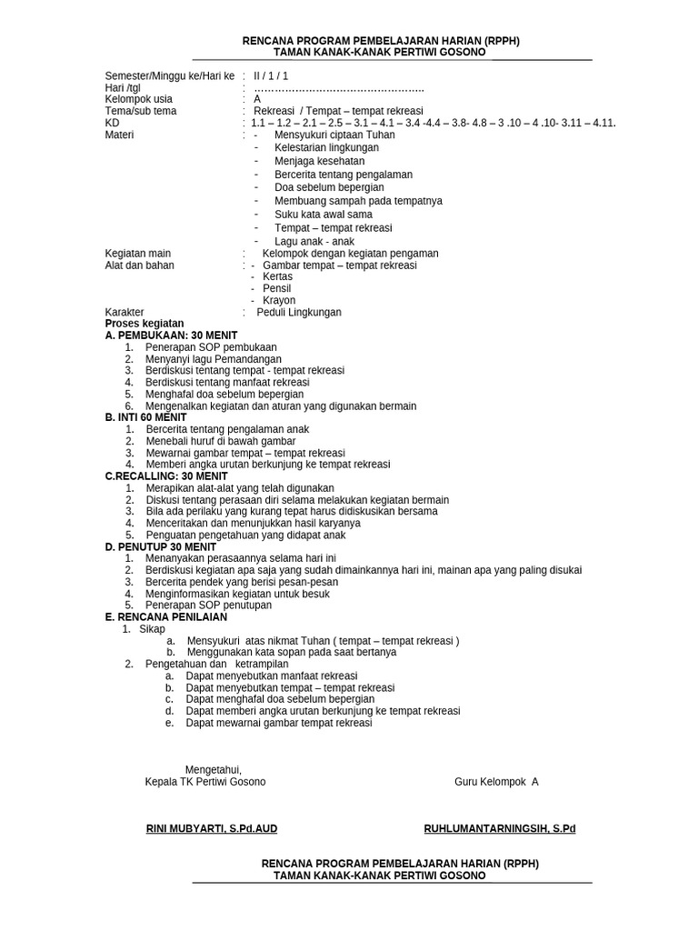 RPPH Kel A Semester 2 | PDF