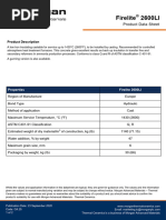 Kaolite 2300LI Monolithic Data Sheet | PDF | Refractory | Concrete