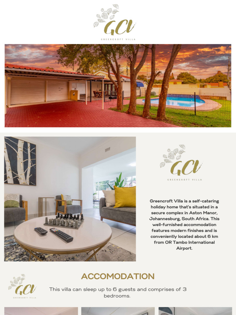 Greencroft Villa Brochure | PDF