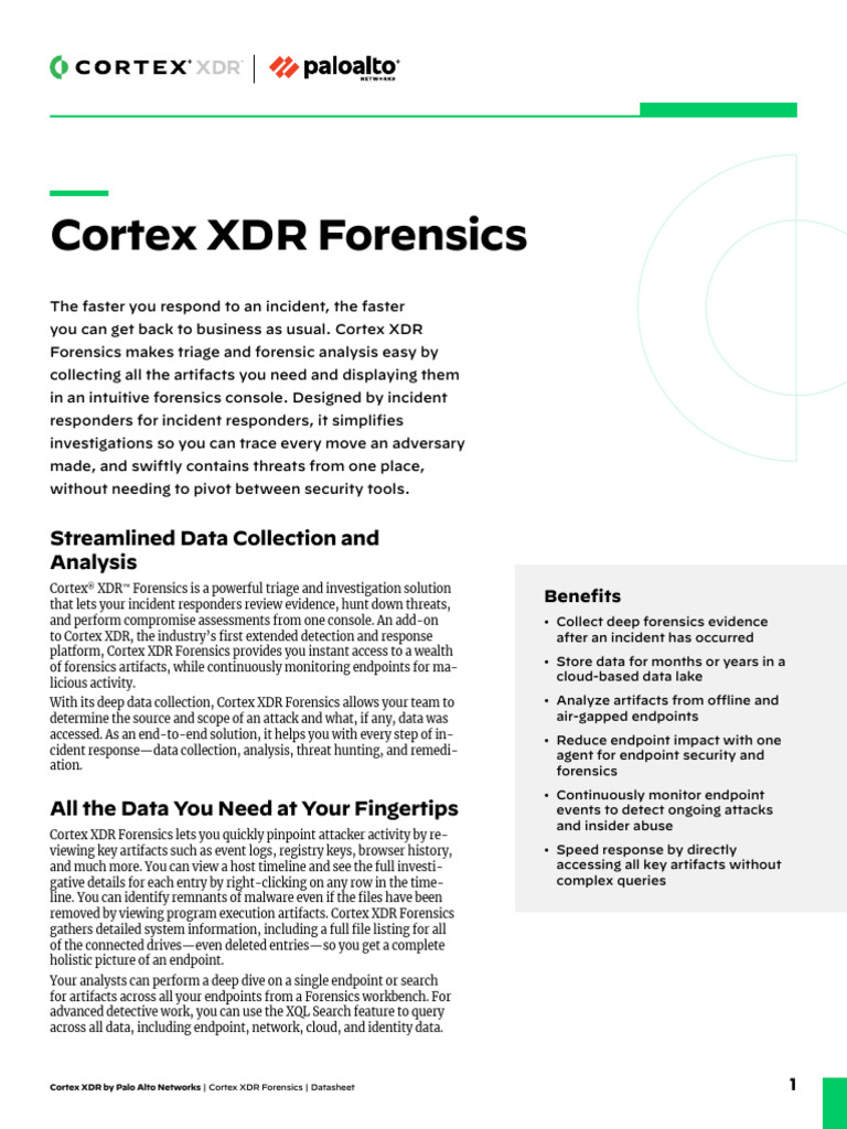 Cortex XDR Forensics | PDF