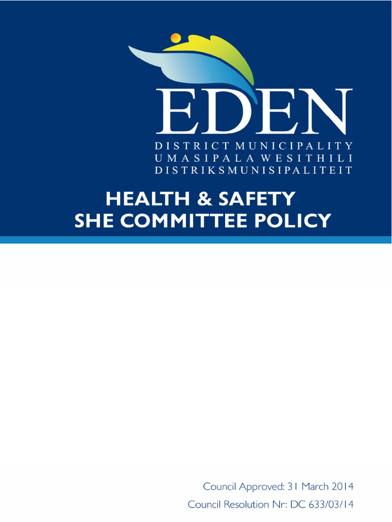 HR Occupational Health Safety SHE Committee and SHE Rep 2014 | PDF ...
