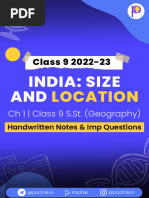 Class 9 Geography Chapter 1 Notes | PDF