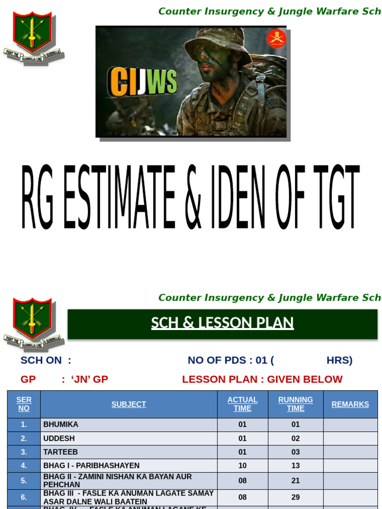 RG Estimate & Iden of TGT Hi Vijay, SC | PDF