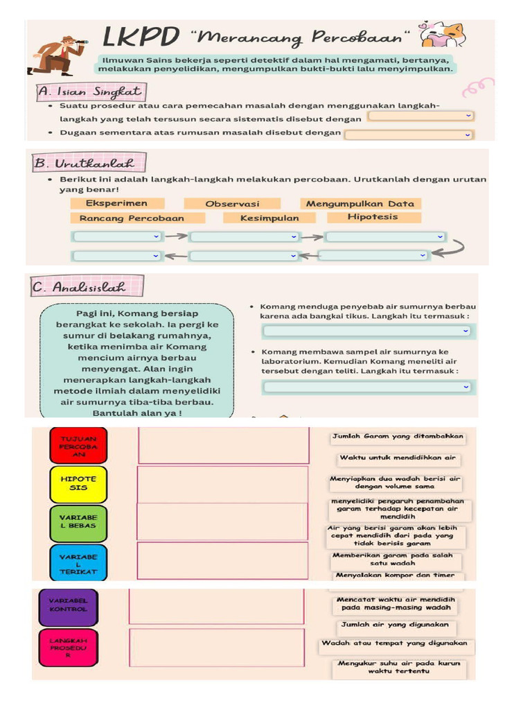 Lkpd Merancang Percobaan Pdf
